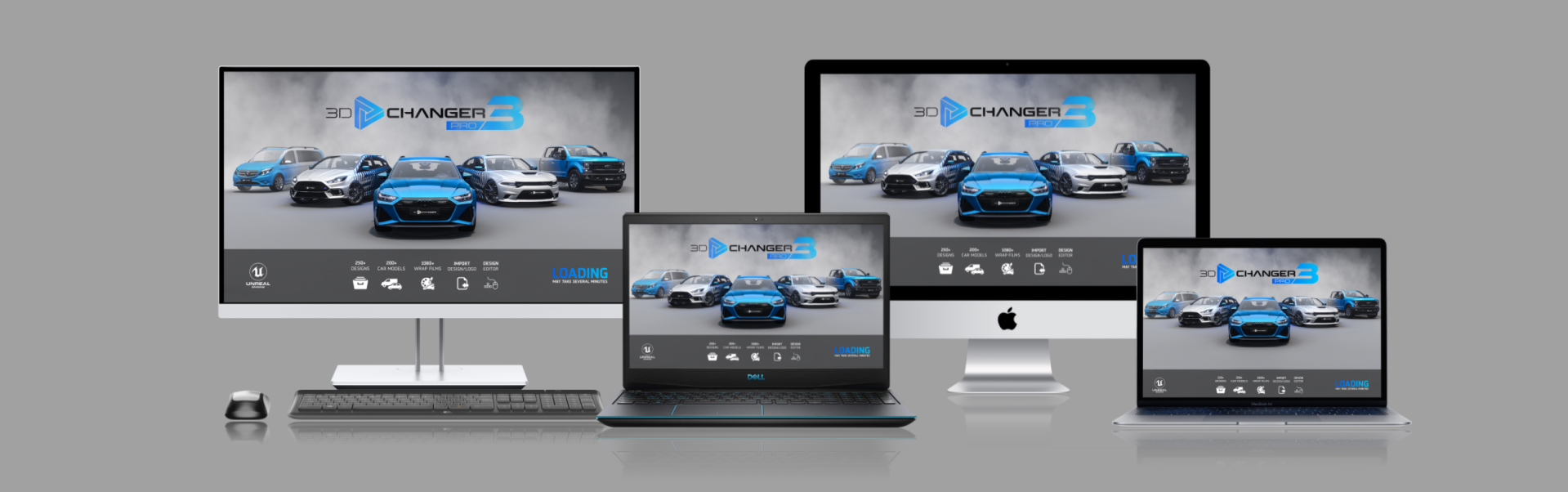 3D Changer | 3D car wrap configurator | Design editor